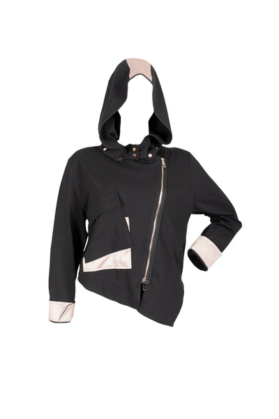 slanted zipper with peach colored pocket jacket – Beautifull-Boutique-ny